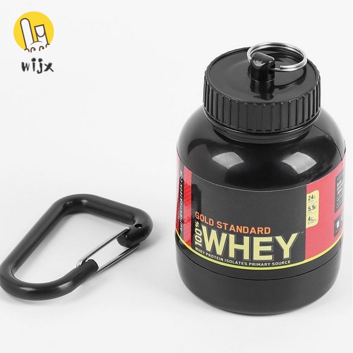 Outdoor Sport 100ML Mini Portable Protein Container Powder Bottle With ...