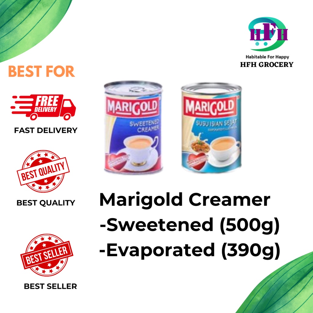 🔥Marigold - Sweetened Creamer / Evaporated Filled Milk (500gm & 390gm)🔥 ...