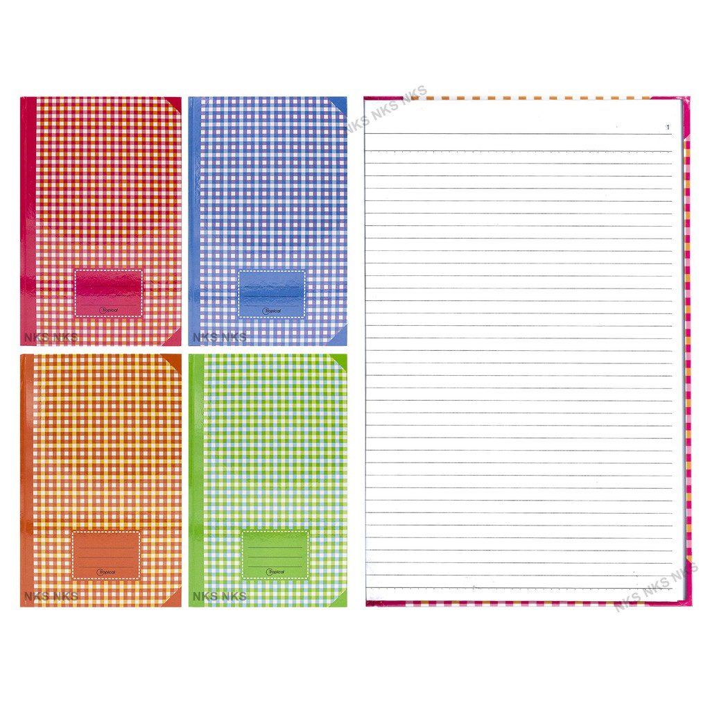 TROPICAL HARD COVER SINGLE LINE BOOK - F4 FOOLSCAP SIZE (120/200/300 ...