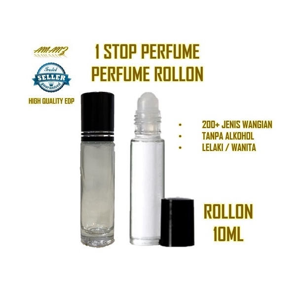 PERFUME ROLL ON 10ML (1STOP) (HIGH QUALITY) MINYAK WANGI ROLLON ...