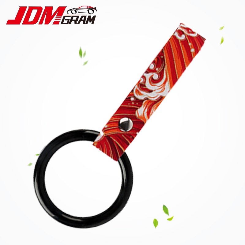 JDMGRAM JDM Car Tsurikawa Ring Round Hanging Pendant Universal Racing ...