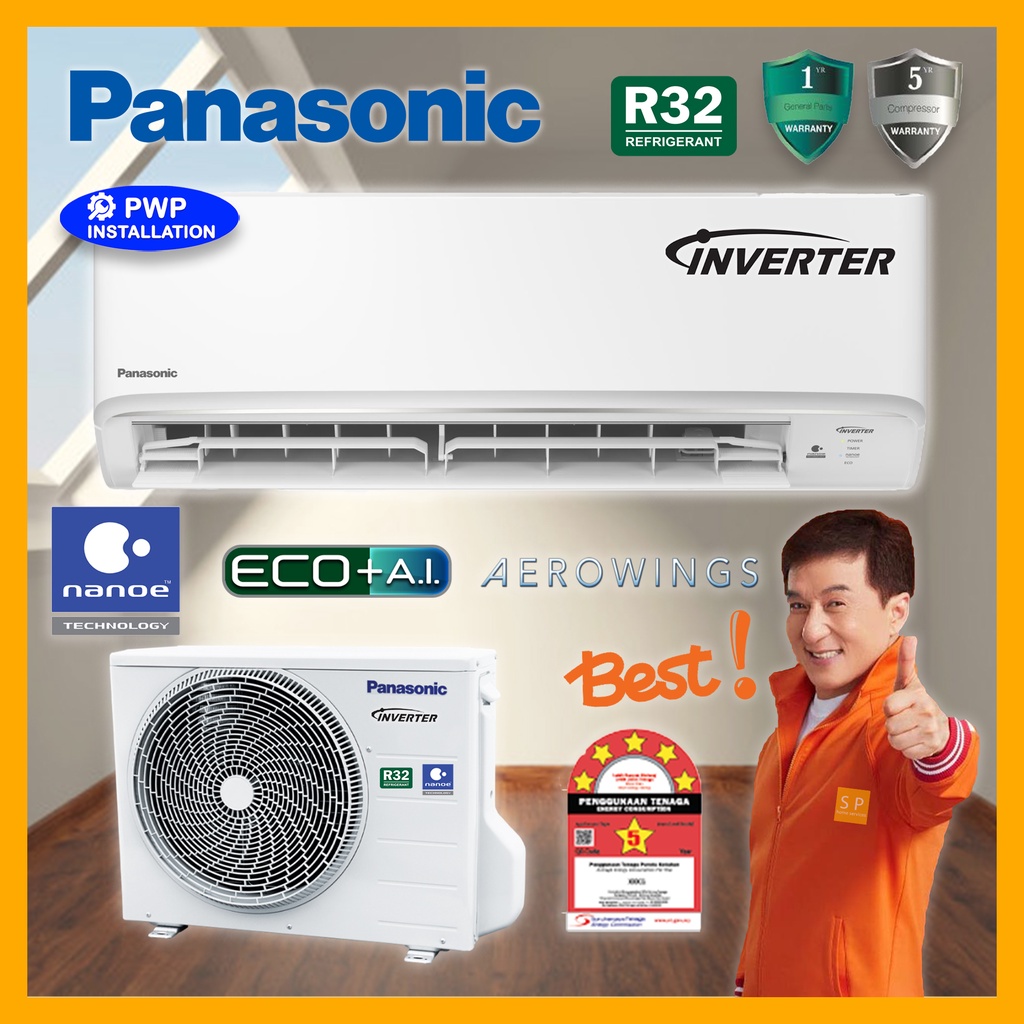Panasonic 1HP/1.5HP/2HP/2.5HP R32 X-Deluxe Inverter Air Conditioner CS ...