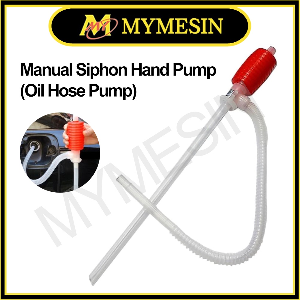 MY DUKSHIN DP-14 Siphon Hand Pump Car Truck Fuel Manual Oil Hand Pump Liquid Gas Oil Water ...