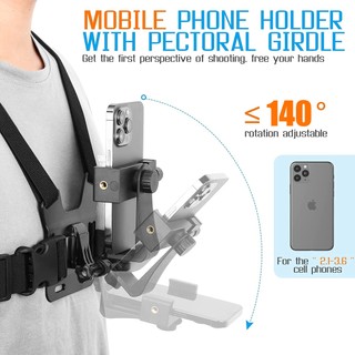 Mobile Phone Chest Strap Chest Phone Holder Harness Strap Cell Phone go ...