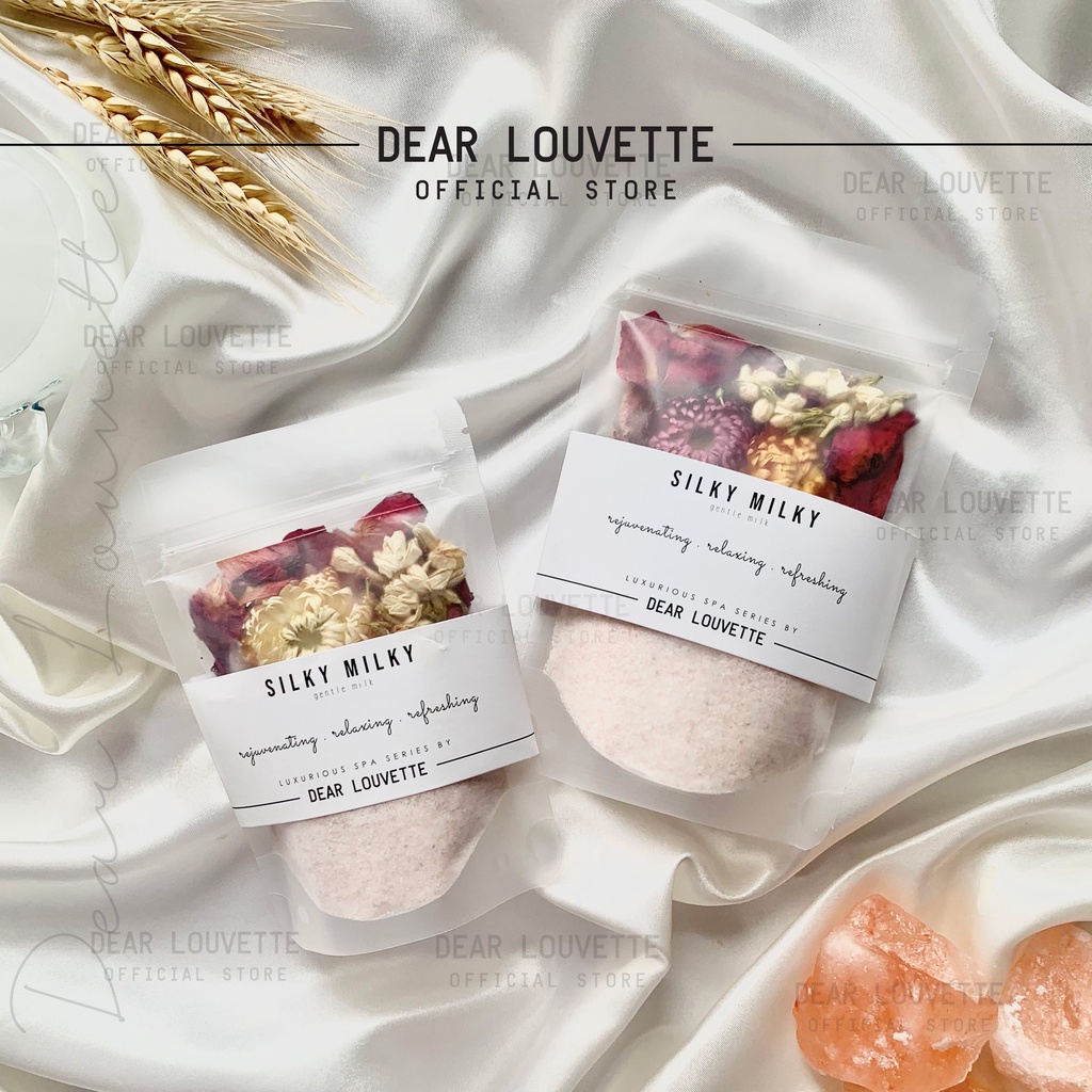 Natural Milk Bath Salt Foot Soak Epsom Salt Flower Bath Salt Mandian ...