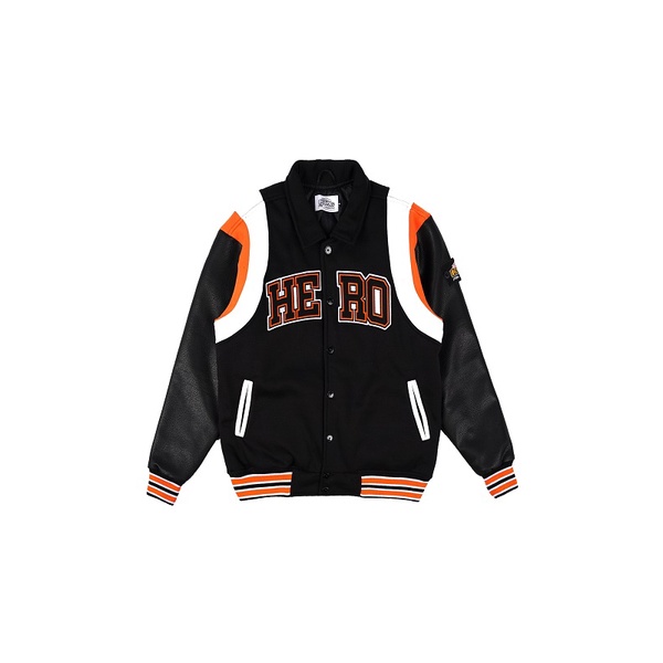W.essentièls X FTH X My Hero Academia Varsity Jacket Bakugo Black ...