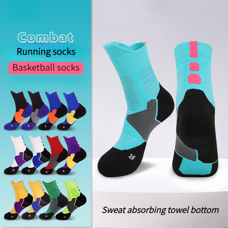 Sports Socks, nba Basketball Socks, Thick Towel Bottom Sports Socks ...