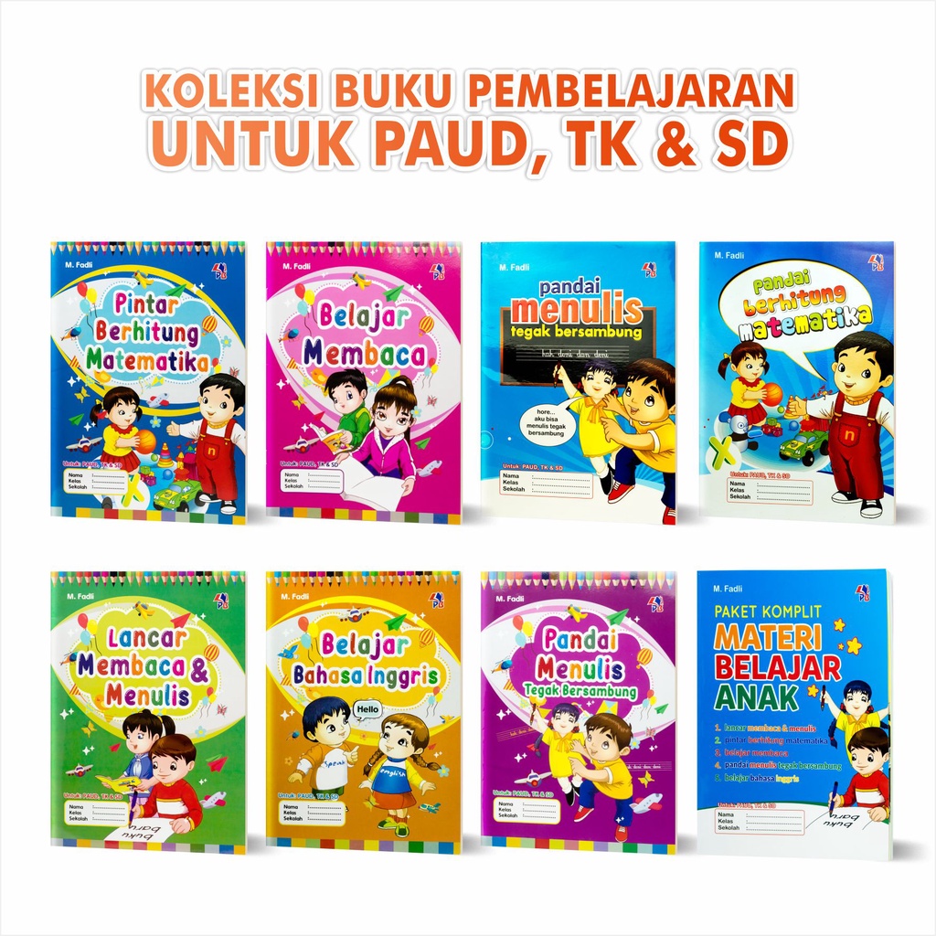 PAUD Kindergarten Children's Books / Books Learning to Write Letters ...