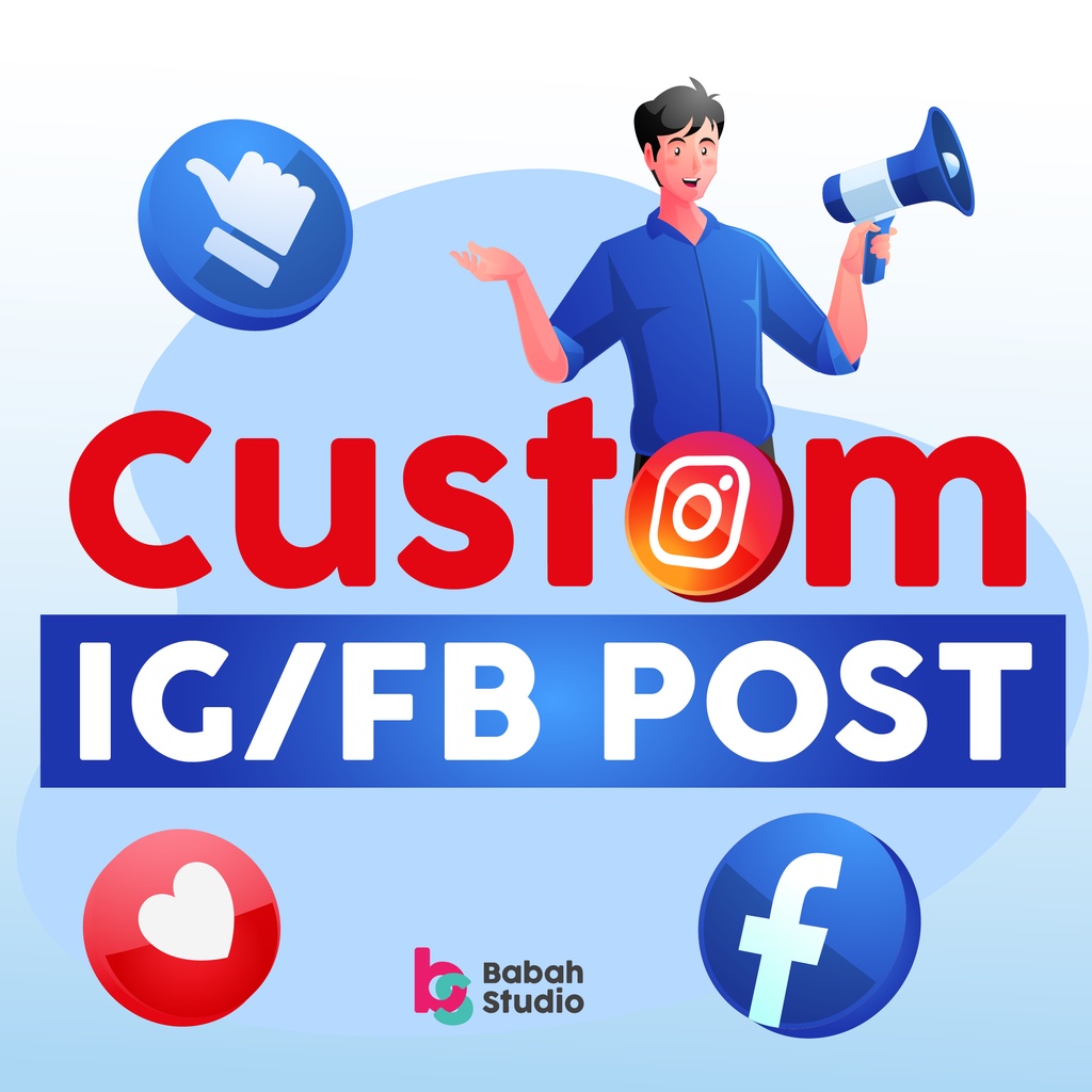 UPAH CUSTOM DESIGN - Instagram/Facebook IG FB Post | Shopee Malaysia
