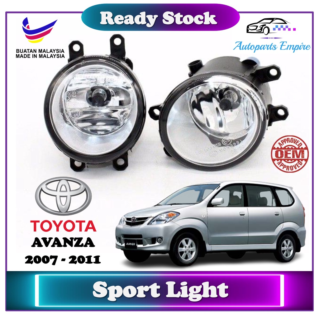 Toyota Avanza 】 Spotlight - Fog Lamp - Lampu kabus ( 2007 to 2011 / All ...