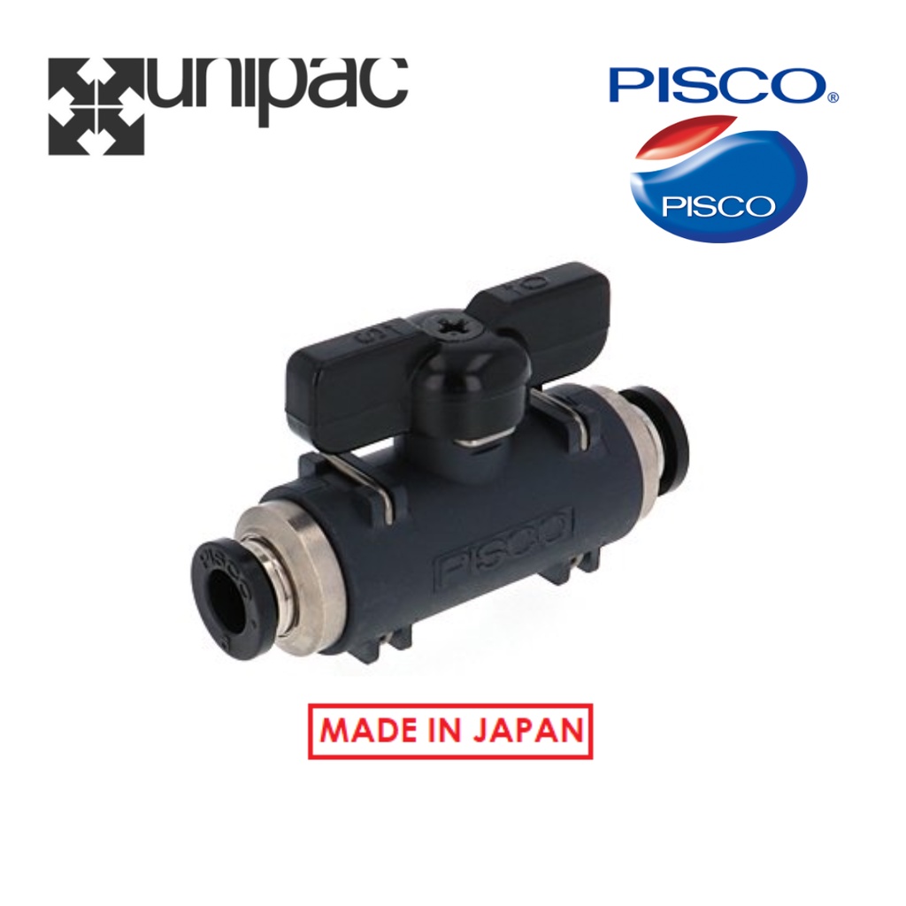 Pneumatic Fitting Pisco Ball Valve 20 Series BVU 6mm 8mm Mini Union ...