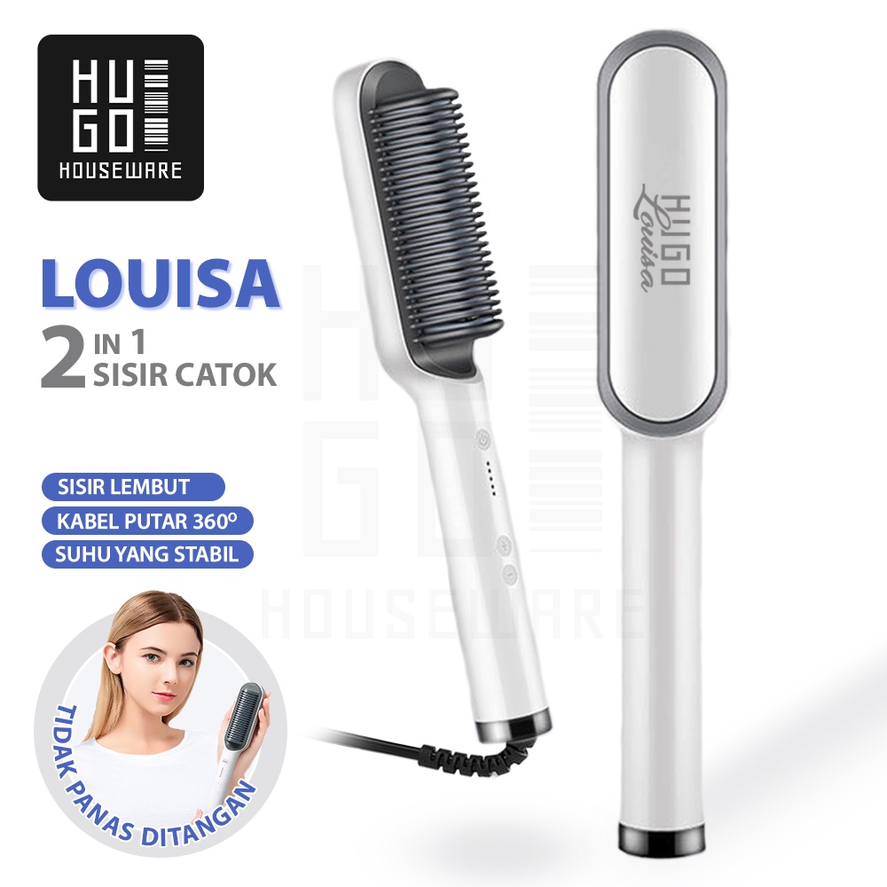 Hugo Hair Straightener 2 in 1 Hair Straightener Electric Hair ...