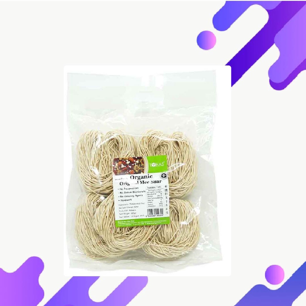 Lohas - H'Work Organic Mee Suar 500gm 手工有机面线 | Shopee Malaysia