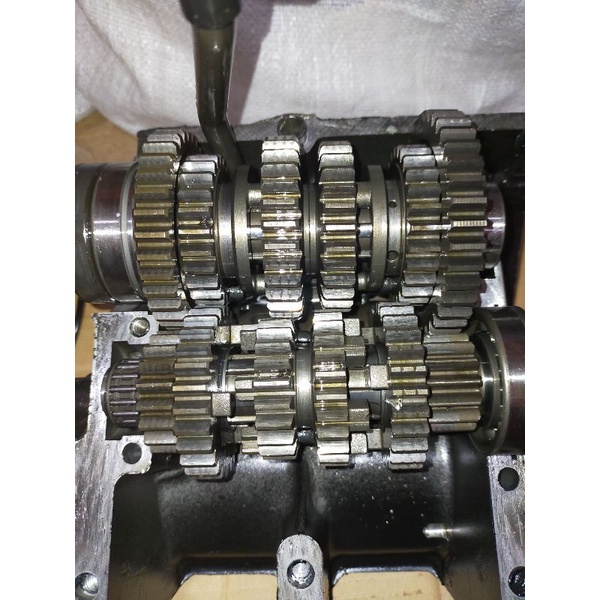 Gear ratio ratio ratio gearbox transmission gear stack Ninja 250 karbu ...
