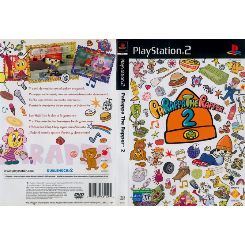 PS2 CD DVD GAMES ( PaRappa the Rapper 2 ) English Version | Shopee Malaysia