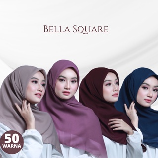 Bella Square Hijab Rectangular Veil - Rectangular Hijab Polycotton ...