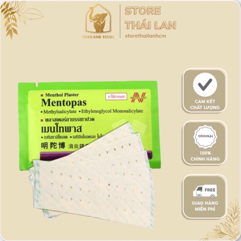 1 Pack of Thai MENTOPAS Neoplast Paste (1 Pack of 10 pieces) | Shopee ...