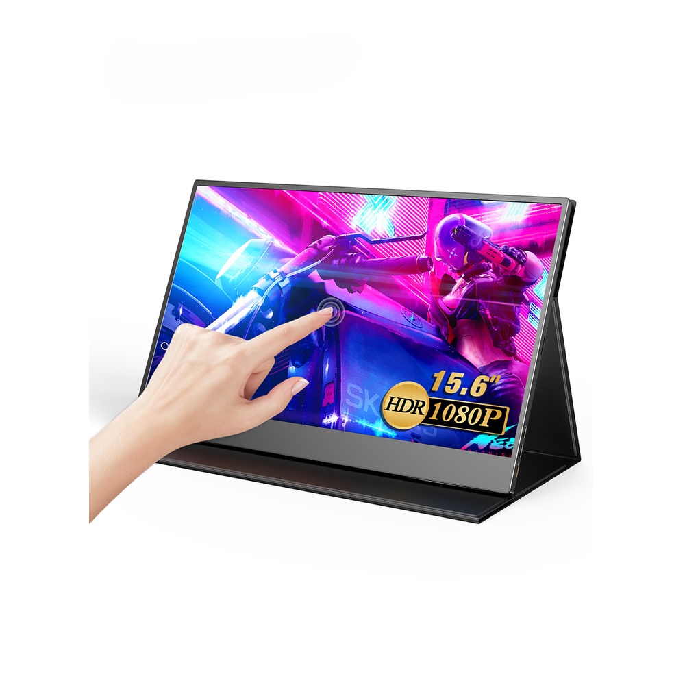 Portable Monitor -15.6inch FHD 1080P Laptop Monitor USB C HDMI Gaming ...
