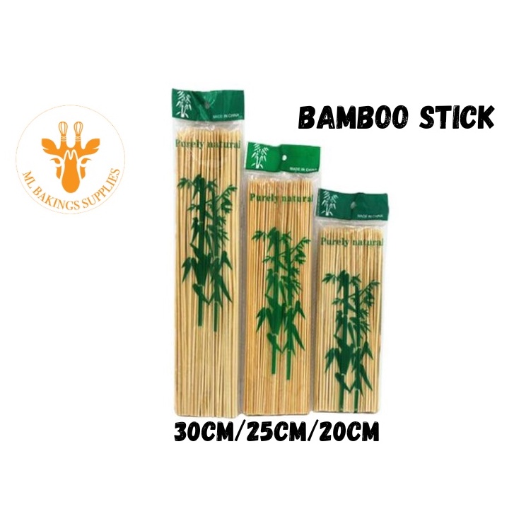 [READY STOCK] Bamboo Stick/ Bamboo Skewer/ Batang Lidi / Satay/ BBQ ...