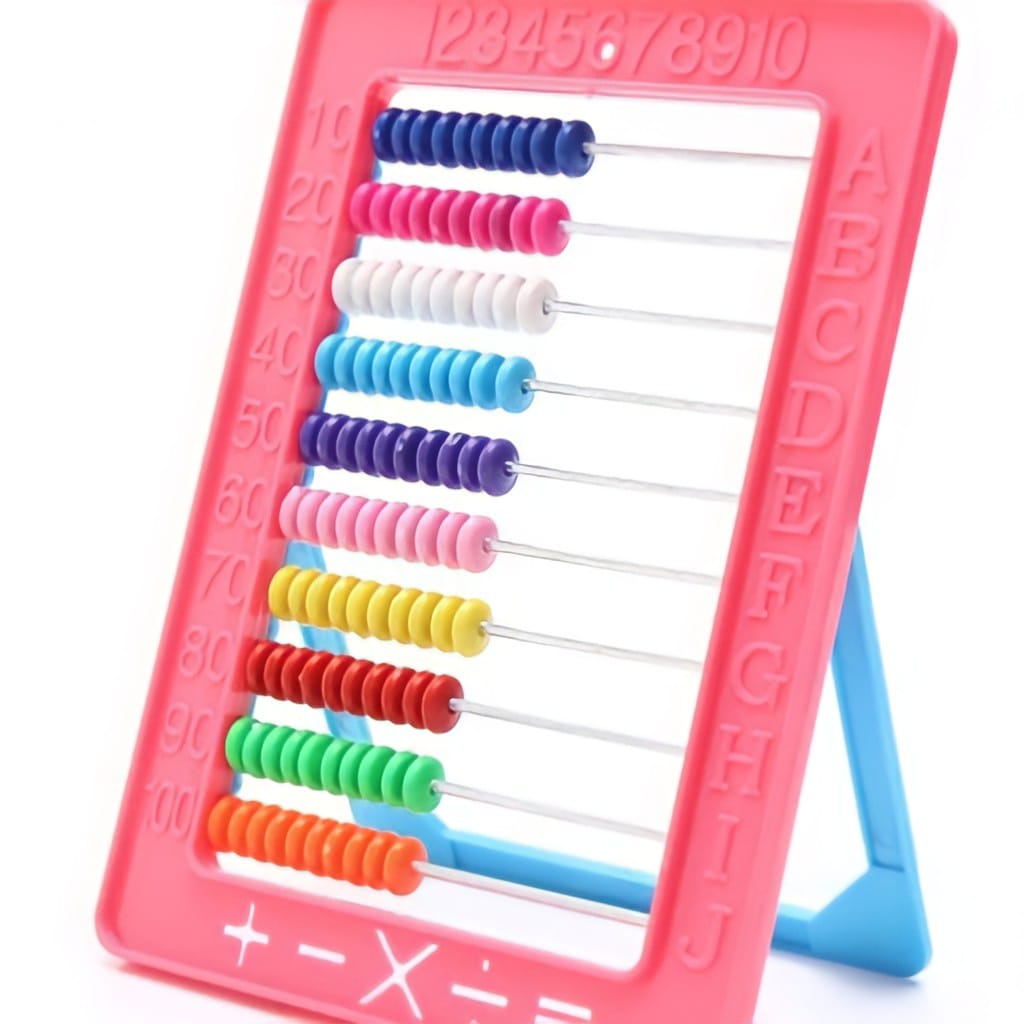 Plastic Children's Calculating Abacus / Small Abacus Calculating Tool ...