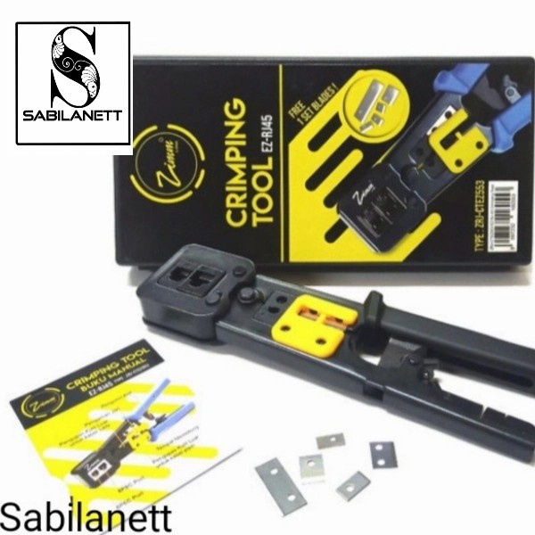Zimmlink Crimping Tools RJ45 Crimping Tools Lan Cable Crimping Tools ...