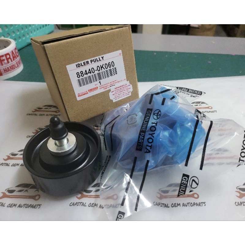 ORIGINAL TOYOTA FAN BELT PULLEY HILUX KUN25 HIACE KDH200 INNOVA TGN40 ...