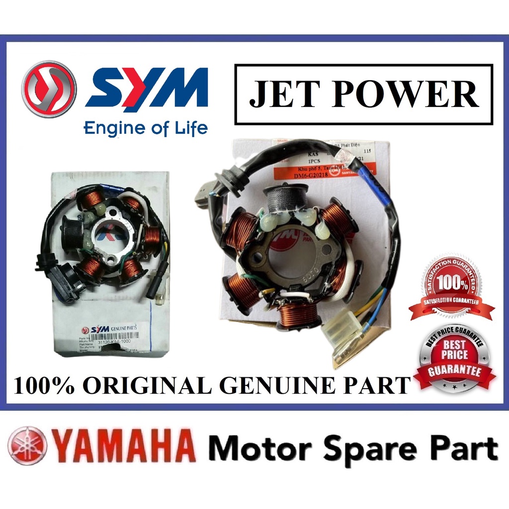 100% ORIGINAL SYM JET POWER STARTER COIL ASSY 0 31120-KAS-1000 FUEL ...
