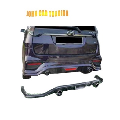 Ready Stock Perodua Alza 2018 Drive 68 PU Rear Skirt BodyKit Alza Skirt ...