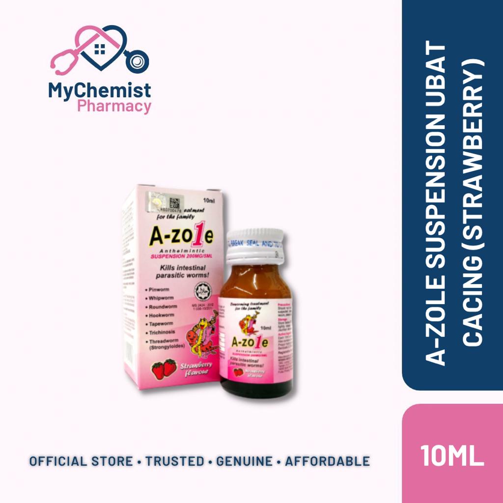 A-Zole Suspension 10ml Strawberry Flavvour (Ubat Cacing) | Shopee Malaysia