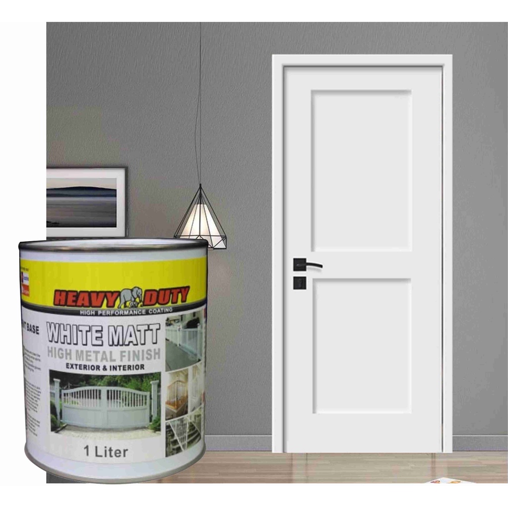 [All MATTE] 1L or 5L ( MATT FINISH ) MATTE FINISHED Wood Paint & Metal ...