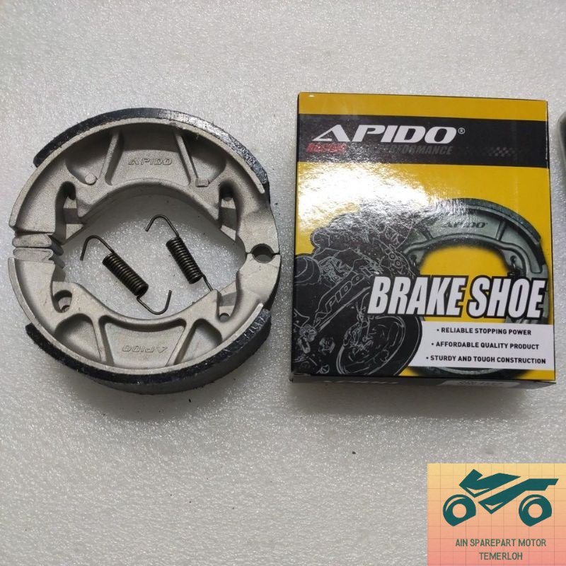 Brake shoes lining brake shoe (apido) yamaha lagenda srl 110z 110zr 115 ...