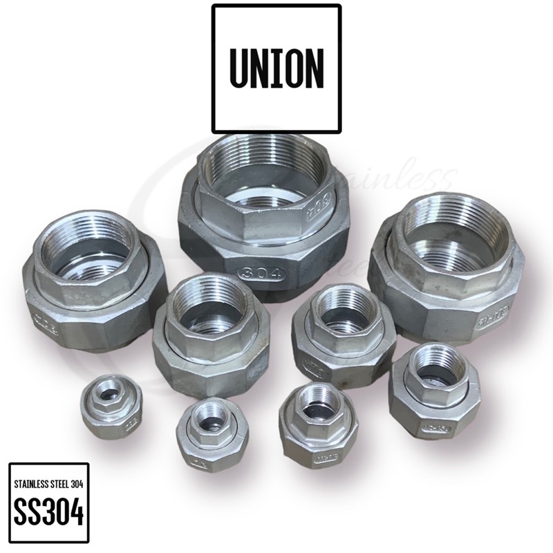 Stainless Steel SS304 Union | Shopee Malaysia
