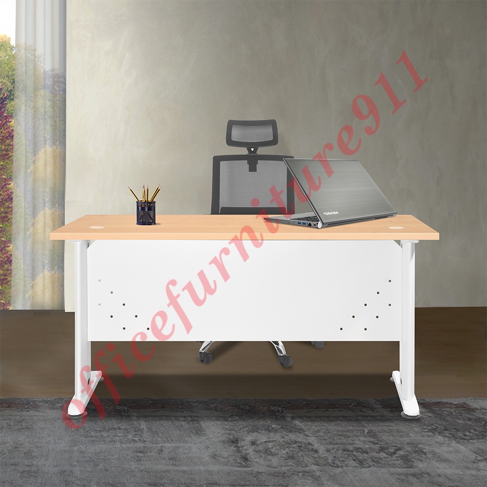 Rectangular Metal J Leg Office Table / Writing Table / Executive Table ...