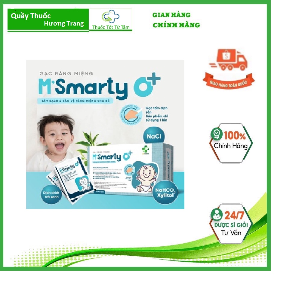 M'smarty Oral Gauze 0 + (Mouth, Thrush, Gingivitis) | Shopee Malaysia