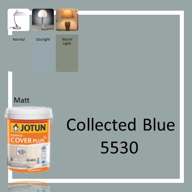 Jotun Paints 1L Essence Cover Plus 5530 Collected Blue / interior wall ...