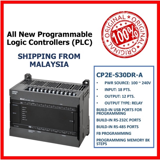 OMRON PLC|CP2E-E20DR-A|E30DR-A|E40DR-A|E60DR-A|S30DR-A|S40DR-A|S30DT-D|N20DT1-D|N30DT1-D|N40DT1 ...