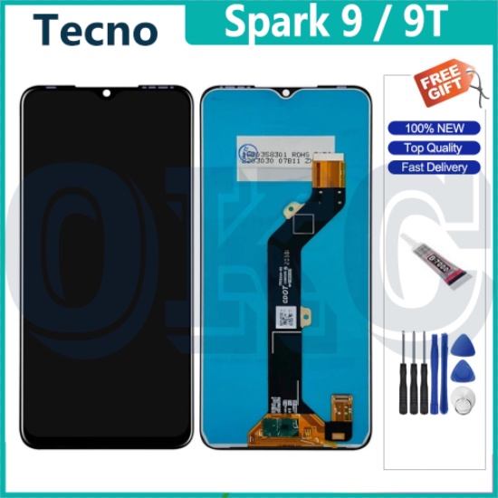 Original For Tecno Spark 9 Kh6 Lcd Display Touch Screen Digitizer Full
