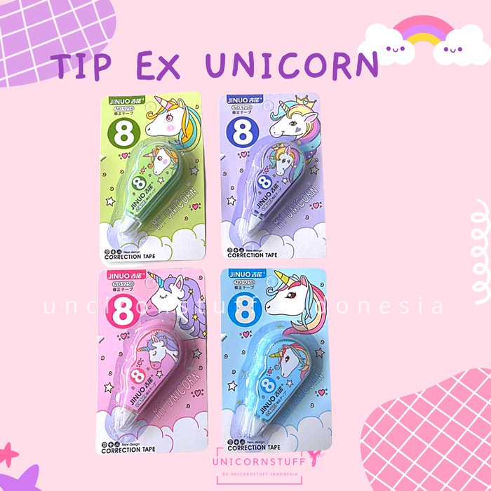 Tip Ex UnicornTypex Stipo Correction Tape Type X Girls School Paper ...