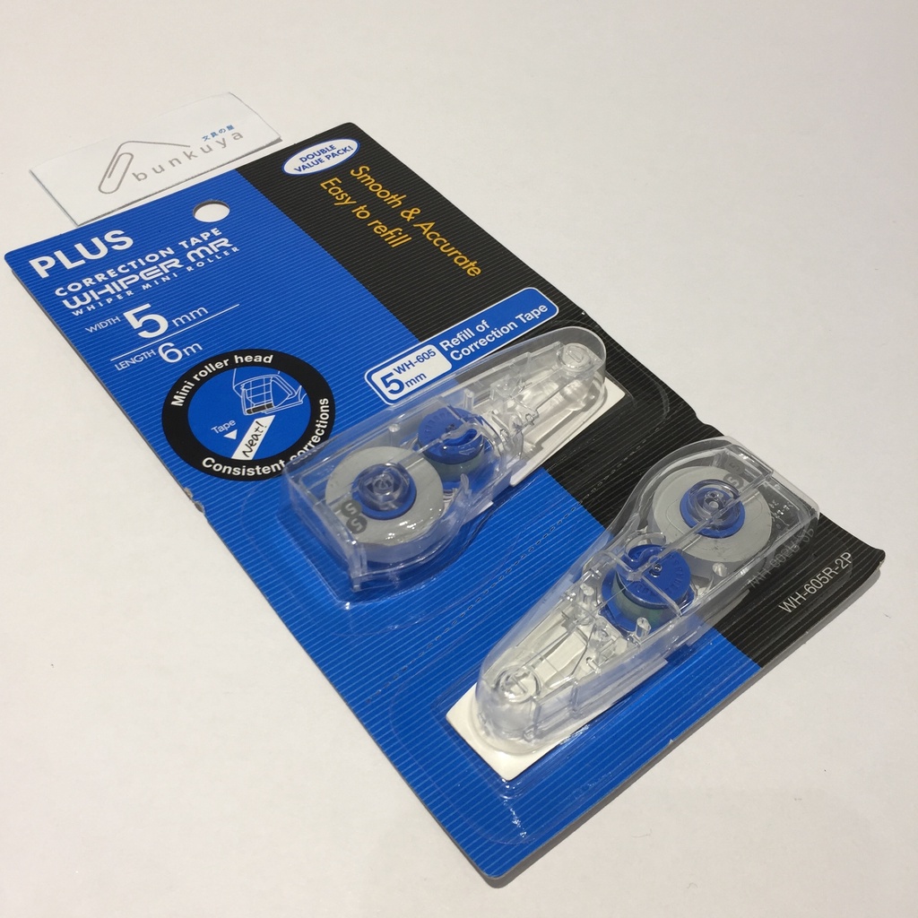 PLUS Whipper MR Correction Tape Refill 2in1 5mm*6m | Shopee Malaysia