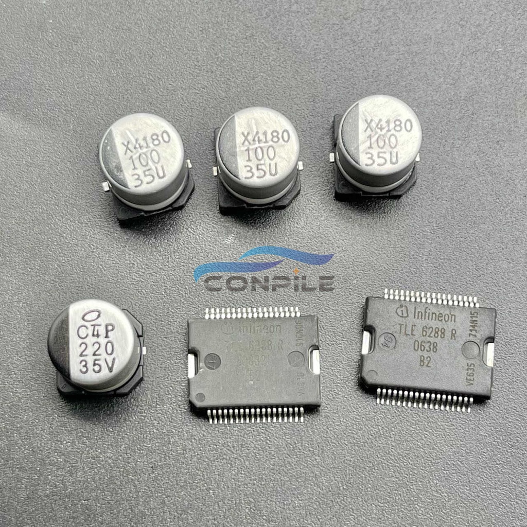 TLE6288R 100UF35V 220UF P0748 for hyundai engine gearbox ECU board electronic pressure control ...