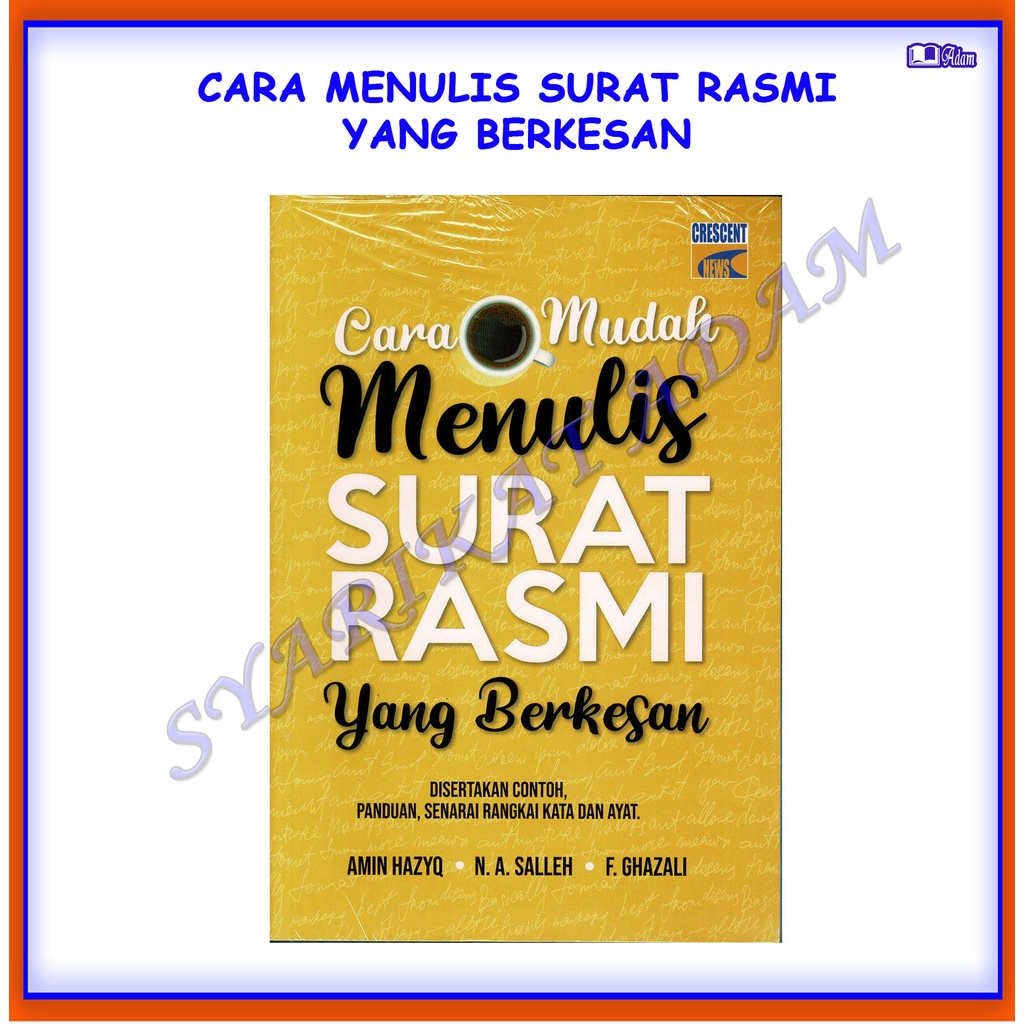 [ADM] CARA MUDAH MENULIS SURAT RASMI YANG BERKESAN | Shopee Malaysia