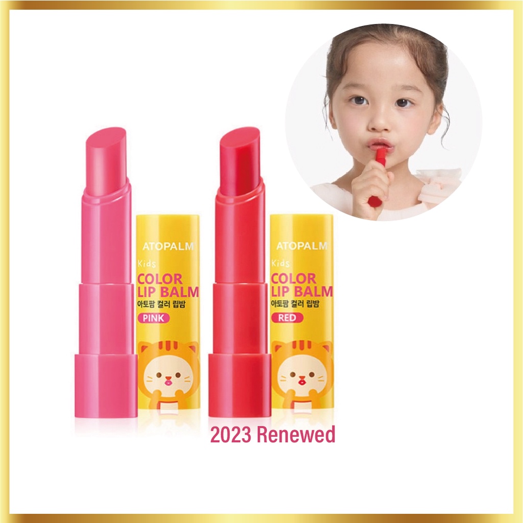 [2023 Renewed] ATOPALM Kids Color Lip Balm Children Lipstick | Shopee ...