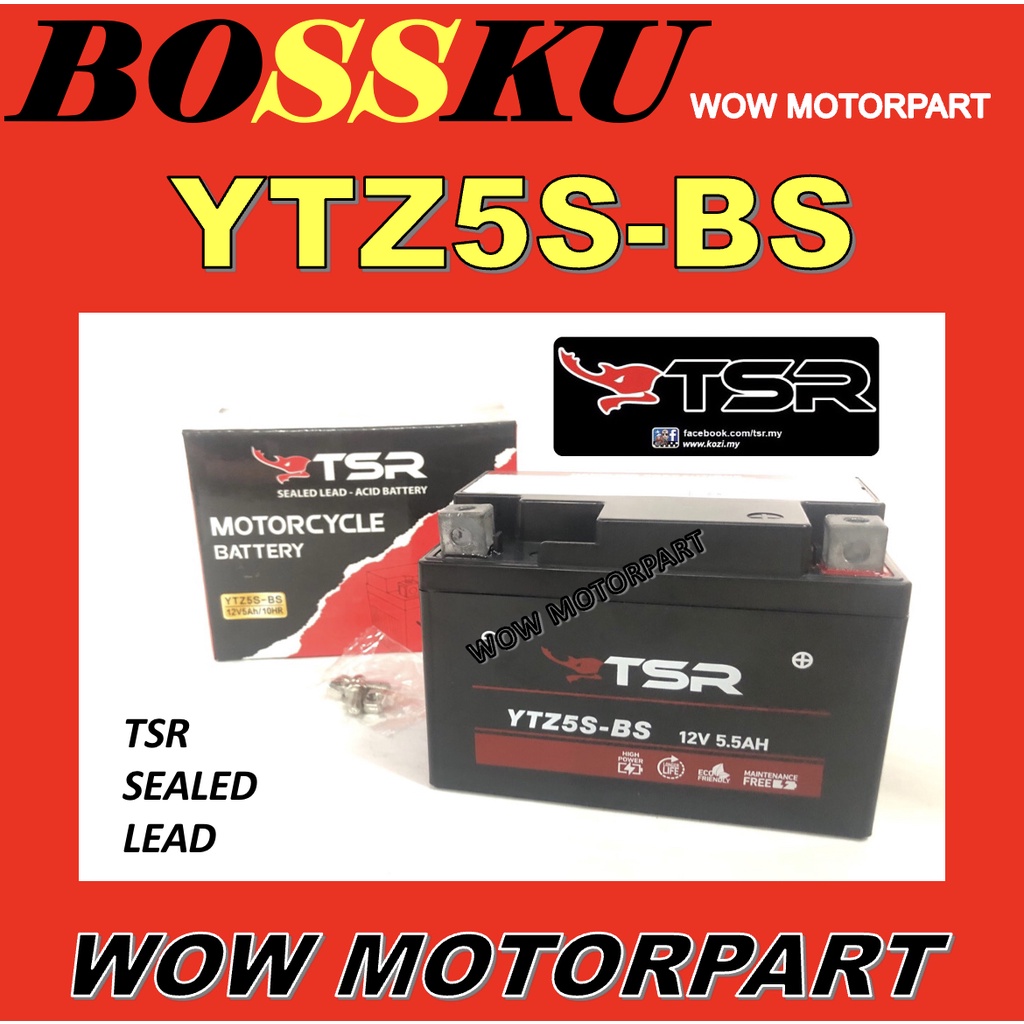 YTZ5S-BS MF SEALED BATERI TSR YTZ5S SEALED LEAD BATTERY GTZ5S MF ...