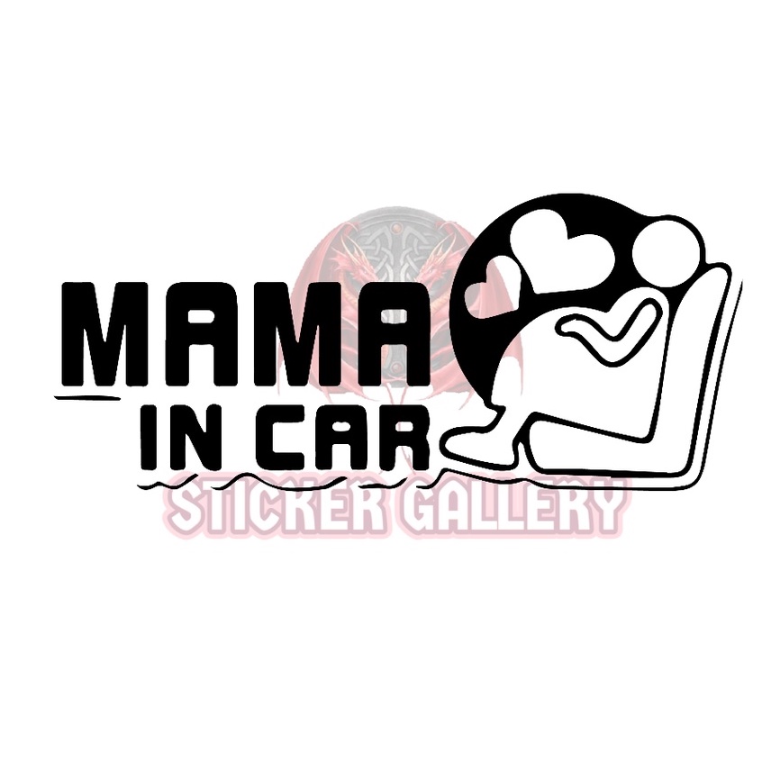 Sticker Pregnant Mama In Car | Shopee Malaysia