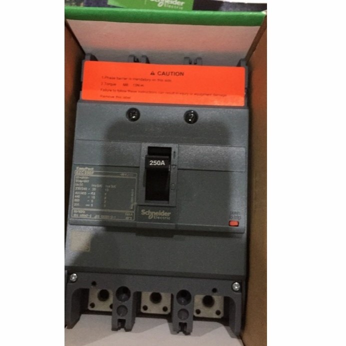 Mccb SCHNEIDER EZC 250F 3 POLE PHASE 125A 160A 200A 250A | Shopee Malaysia