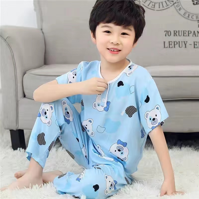 READY STOCK Children pyjamas set Kids Cotton pajama set cool baju tidur ...