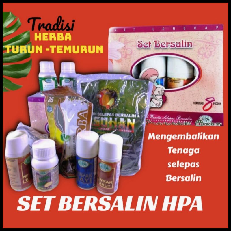 Set berpantang ibu bersalin Set Bersalin berpantang HPA♨♨ ORIGINAL HQ ...
