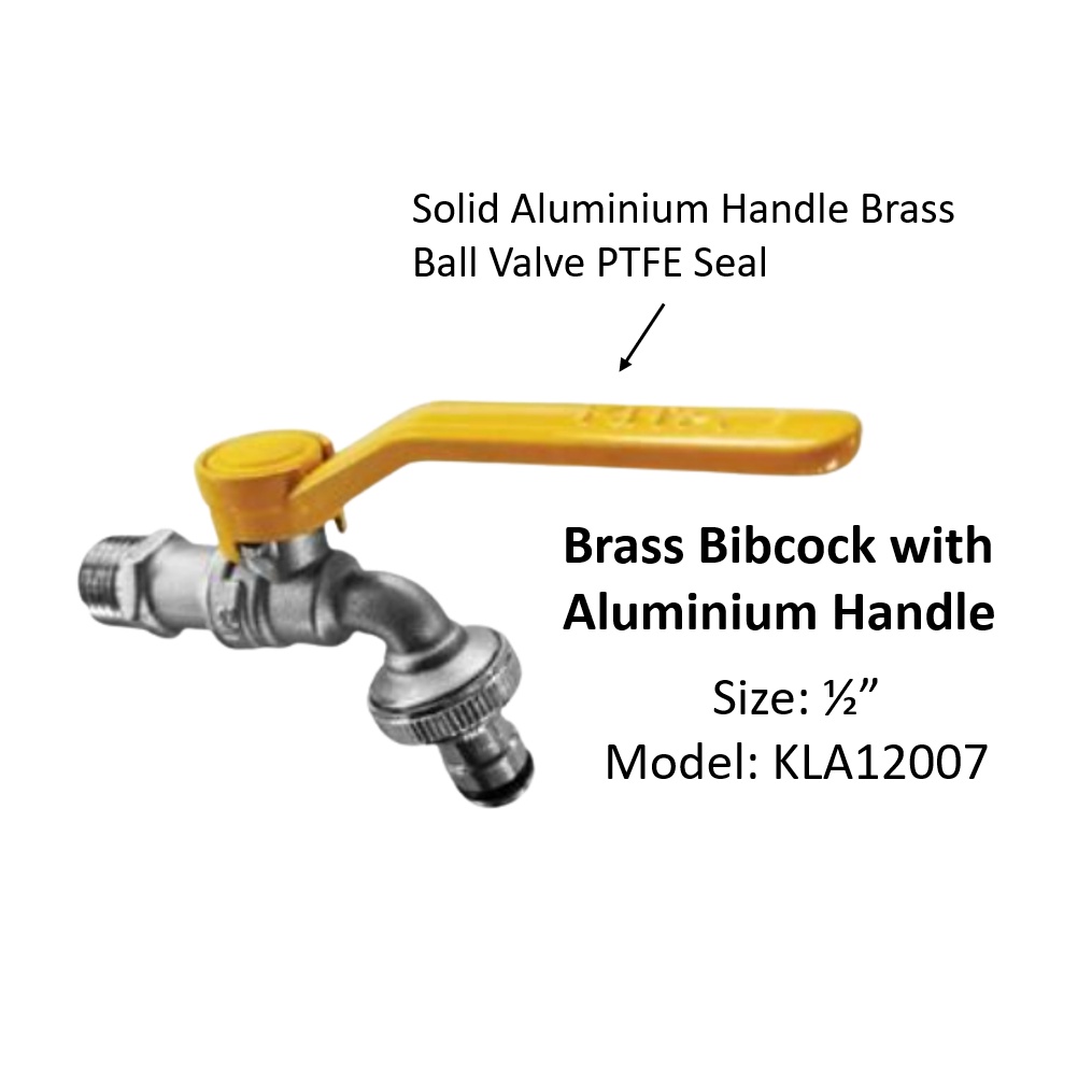 Kita 1/2" Brass Bibcock with Aluminium Handle KLA12007 | Shopee Malaysia