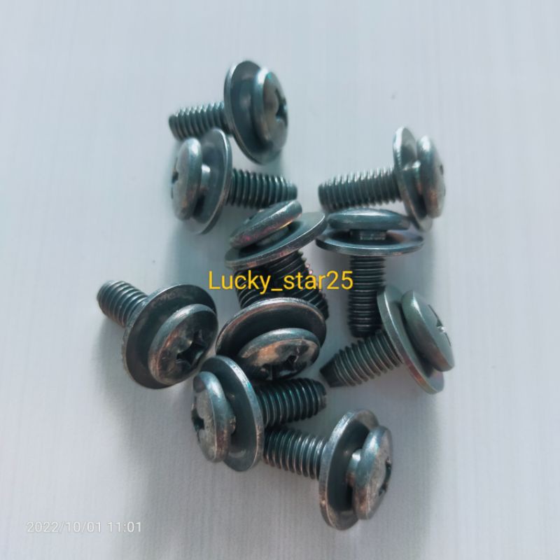 (Package Of 10pcs) Yamaha Body Bolts Motorcycle Body Cover Bolts Baud ...