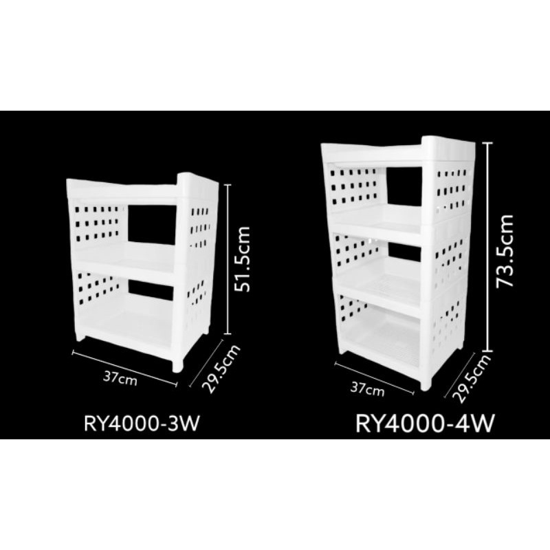 Roomy Multipurpose Rack 3Tier/4Tier /5Tier /Rack Serbaguna /Bathroom ...